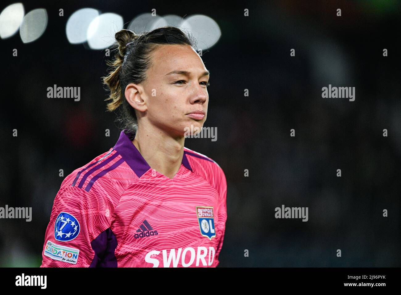 Christiane Endler of OL during the UEFA Women's Champions League, semi ...