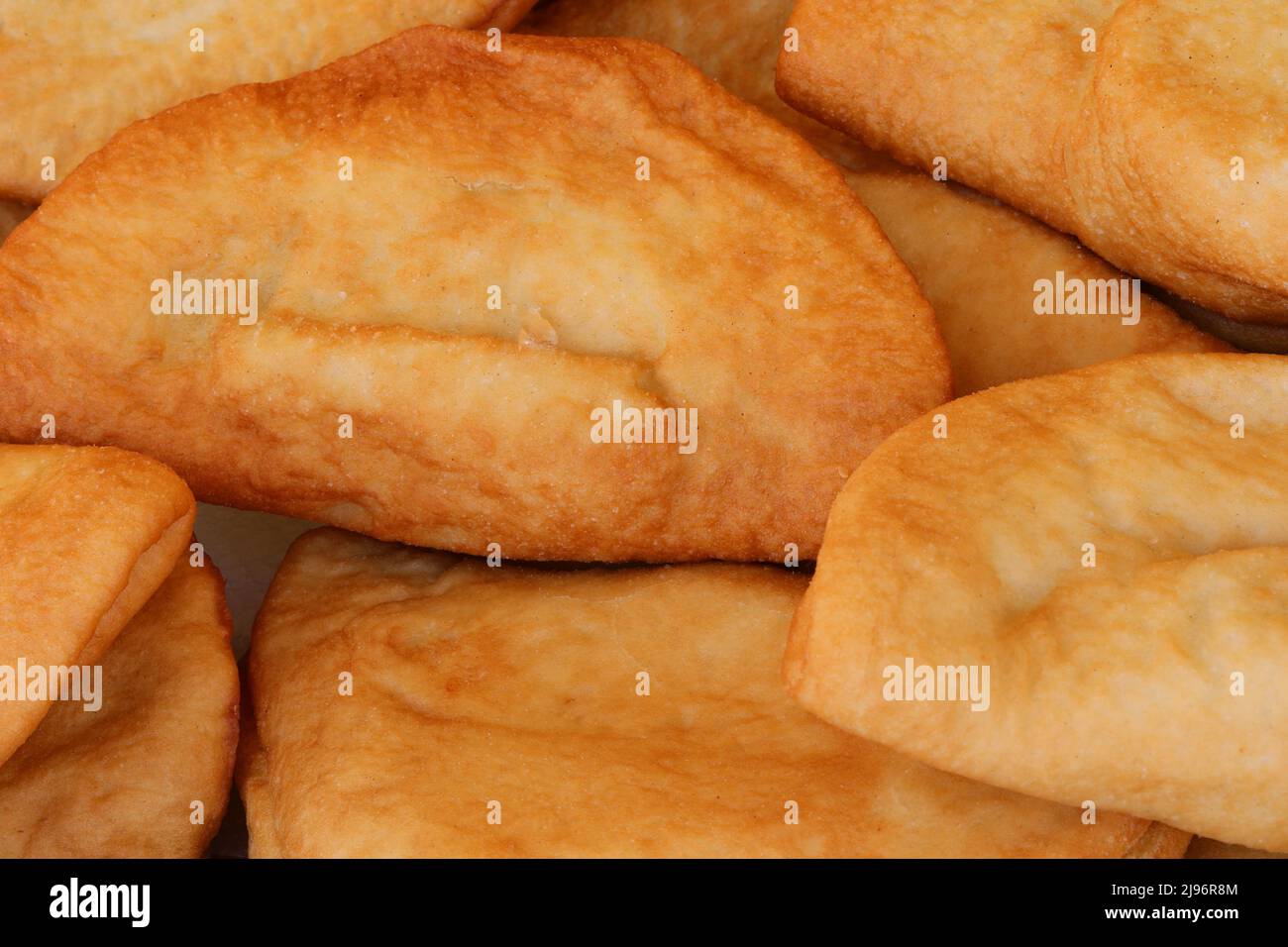 Italian food called PANZEROTTO also known as panzarotto a savory ...