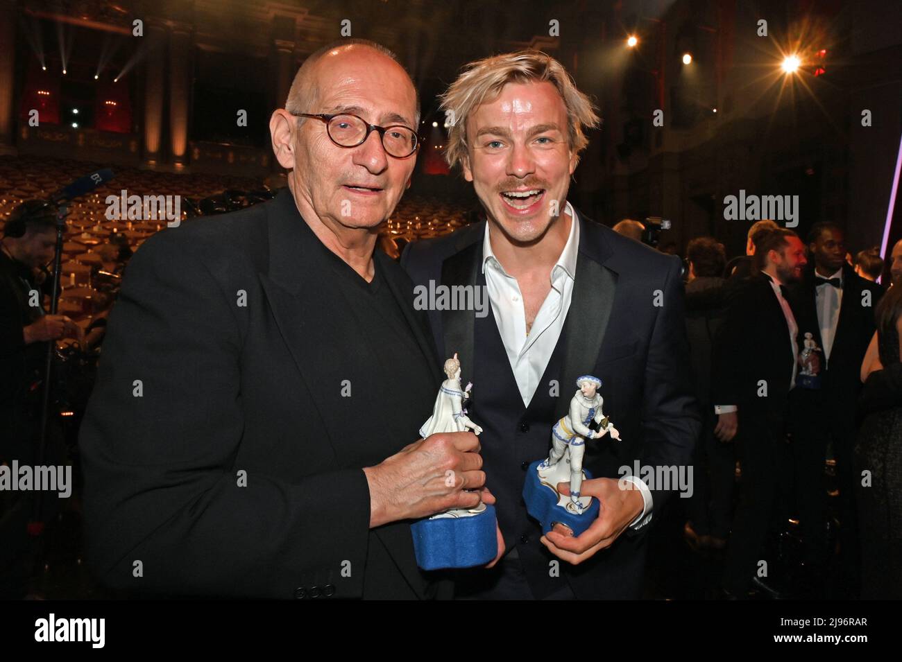 Munich, Germany. 20th May, 2022. Dominik Graf (l), director, and ...