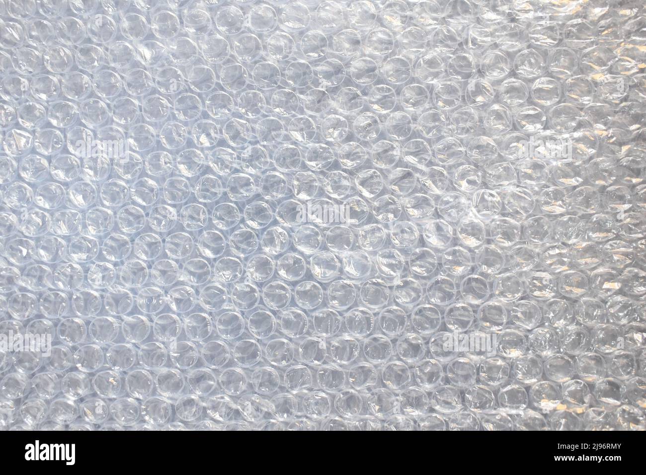 Translucent plastic air bubble packaging textured background Stock ...