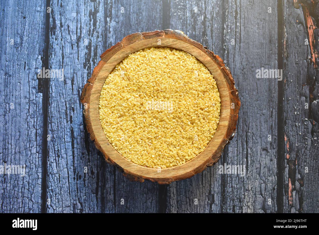 Raw dried broken wheat cereal grains Stock Photo - Alamy