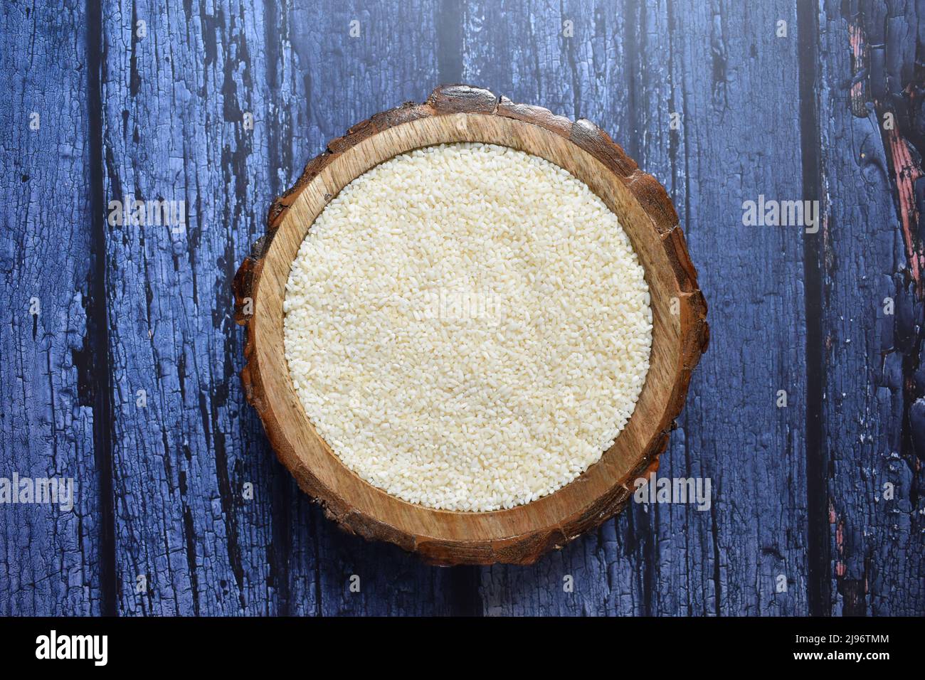 White color raw dried broken rice Stock Photo - Alamy