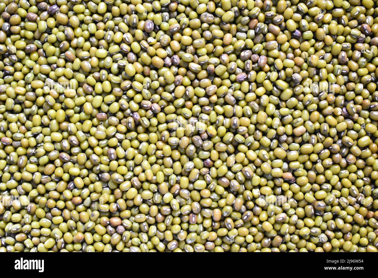 Green color raw whole dried Mung bean Stock Photo - Alamy
