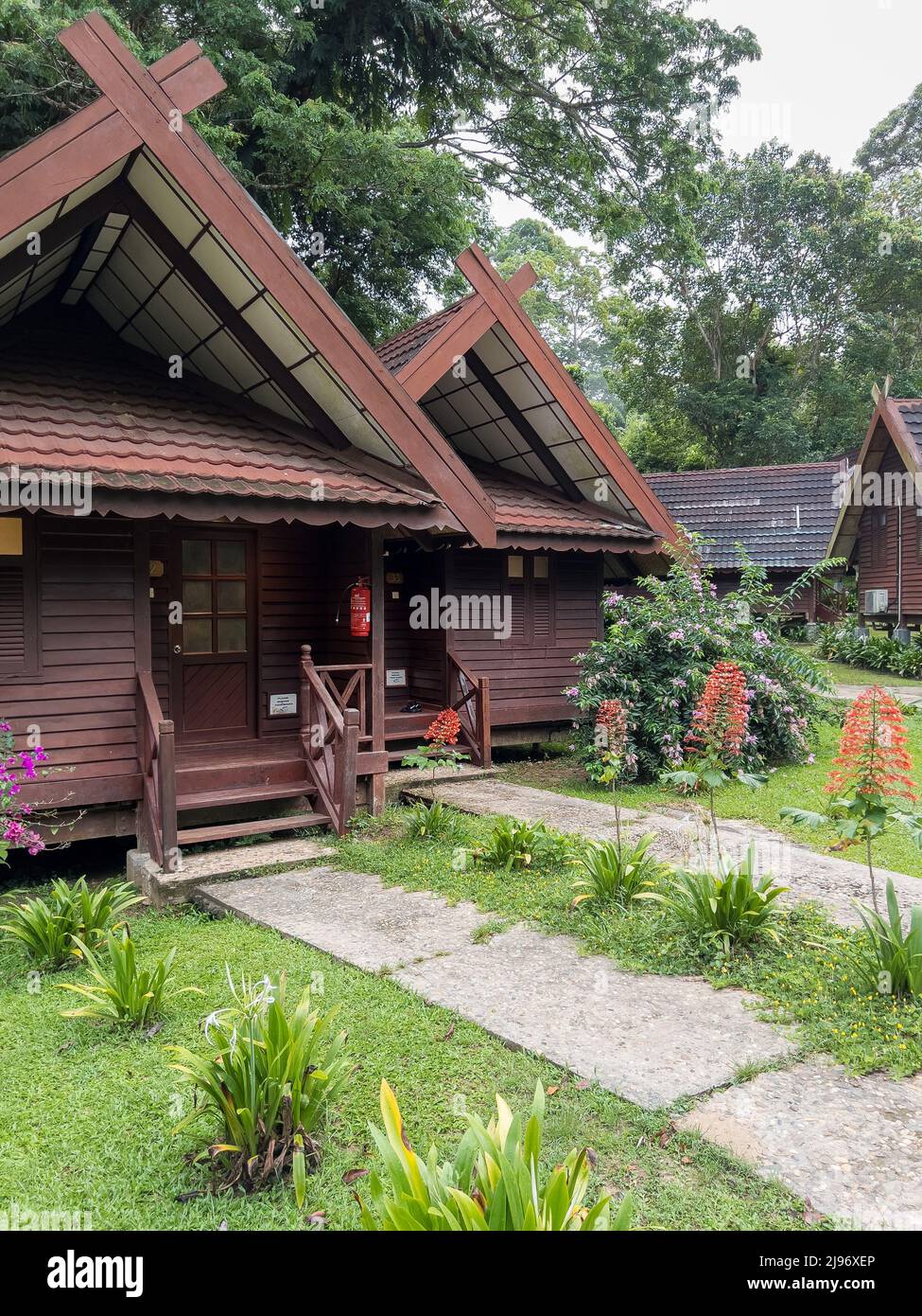 Chalet at Mutiara Resort in Malaysia national park Stock Photo - Alamy
