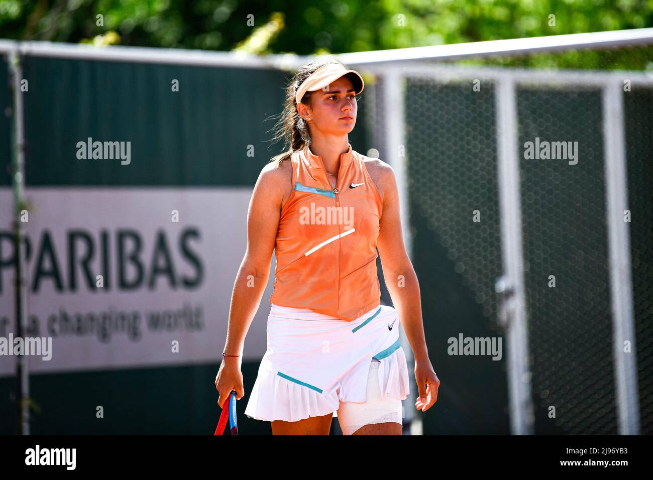 Anastasia Gasanova of Russia during the French Open (Roland-Garros ...