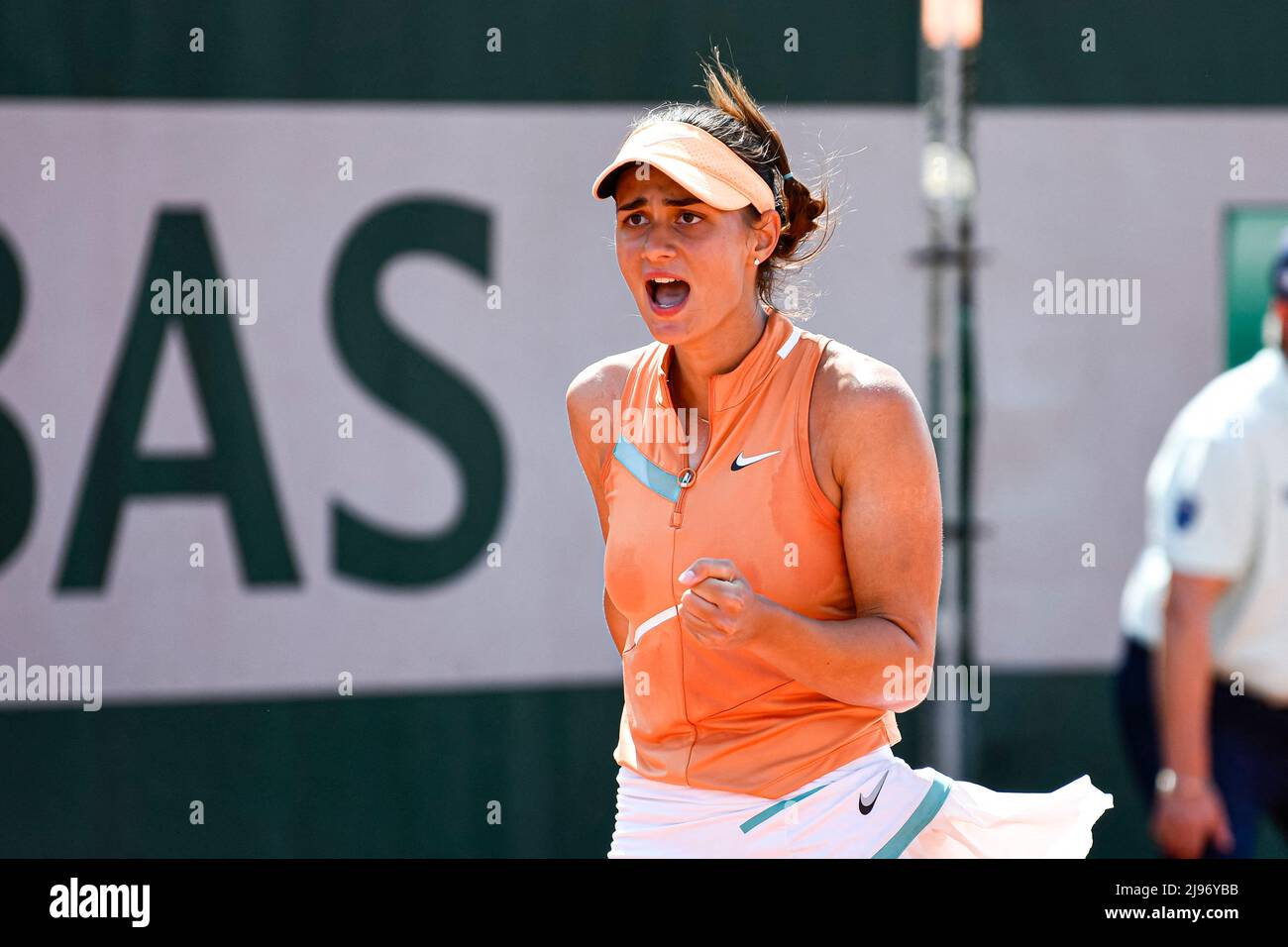 Anastasia Gasanova of Russia during the French Open (Roland-Garros ...