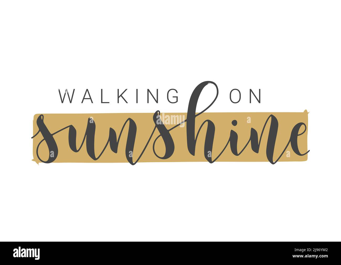Walking on sunshine Stock Vector Images - Alamy