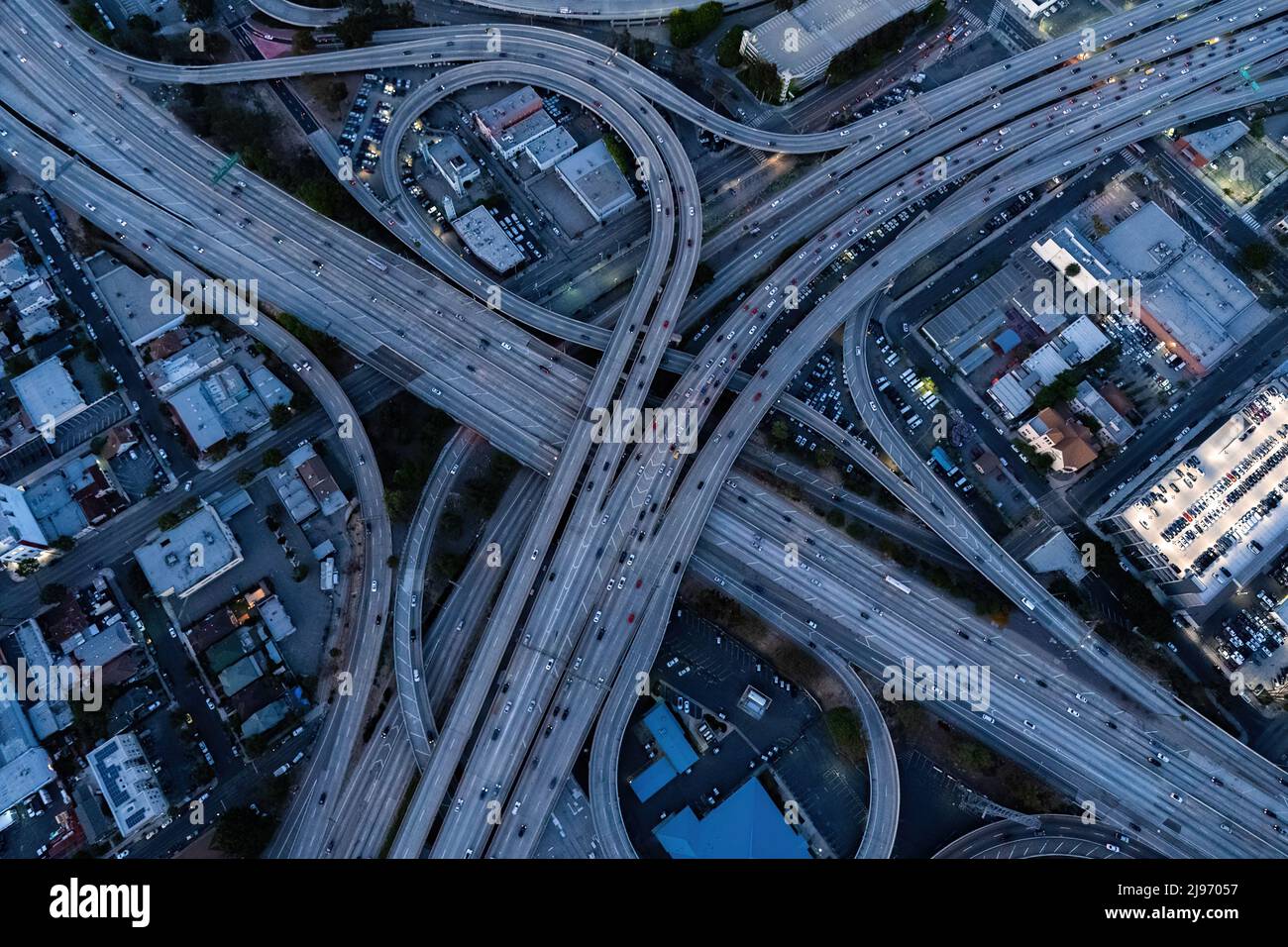 Highway interchange los angeles High Resolution Stock Photography and ...