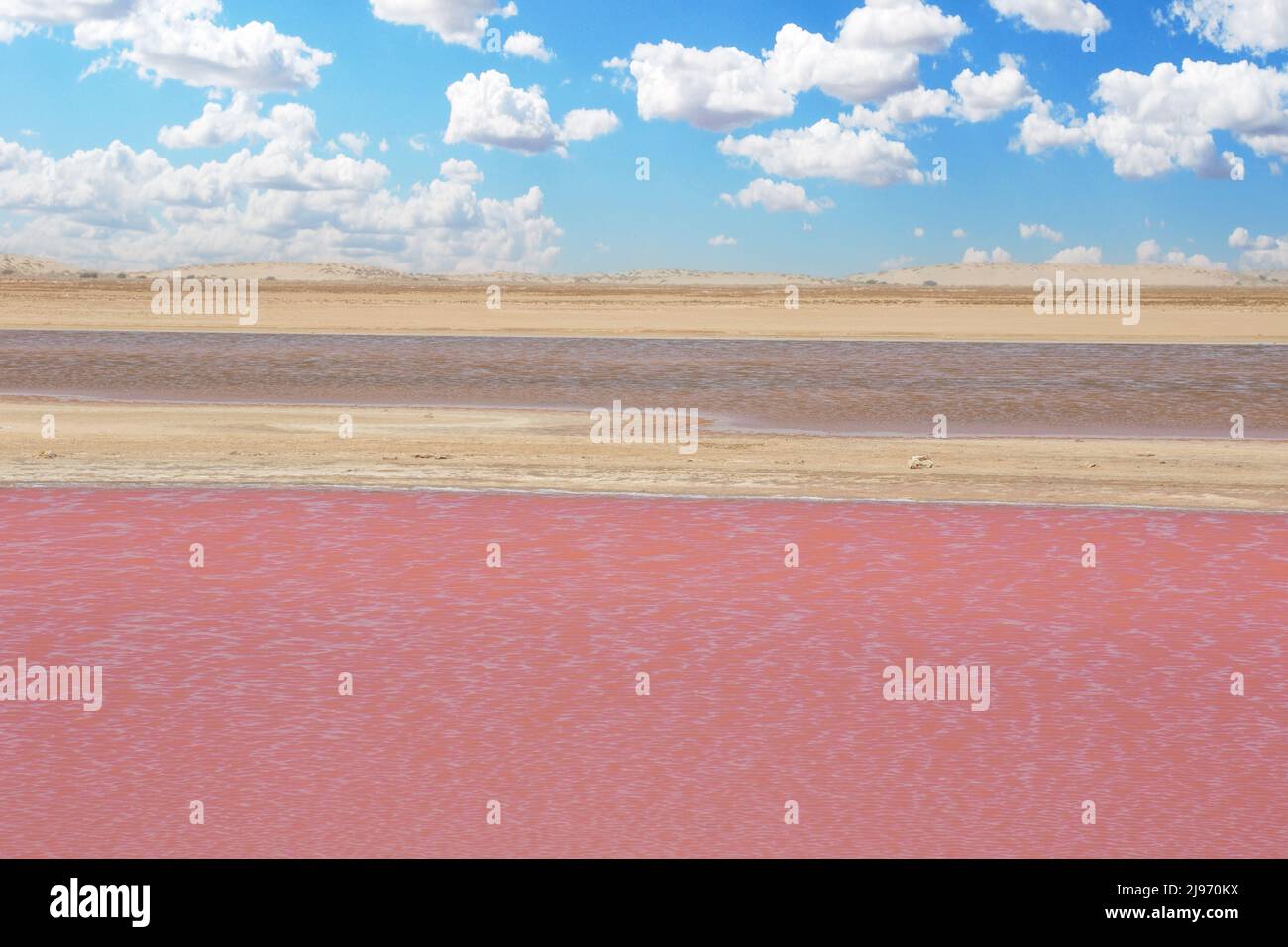 Oman red lake hi-res stock photography and images - Alamy