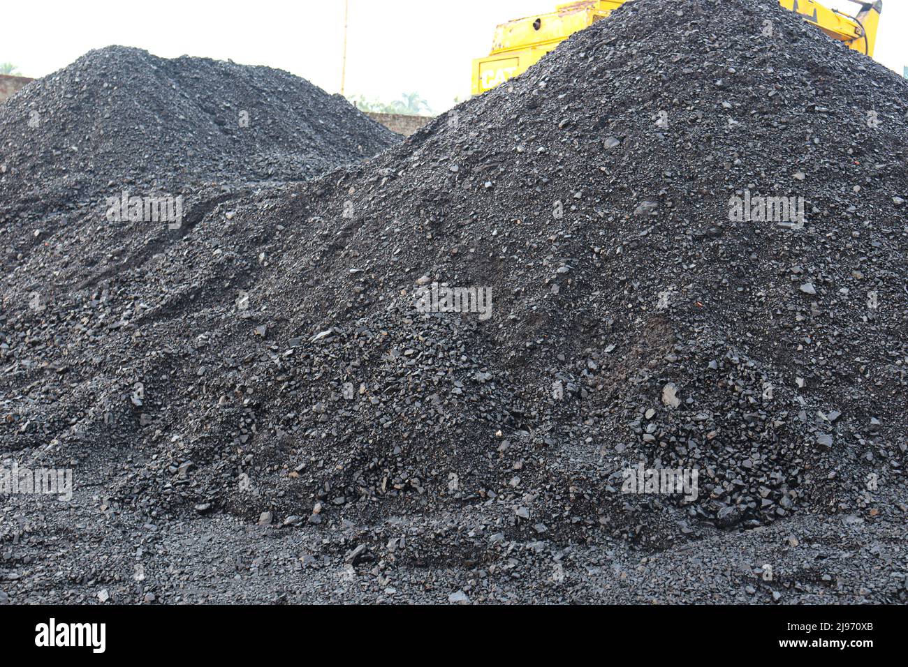 black colored coal stock on digging for sell Stock Photo - Alamy