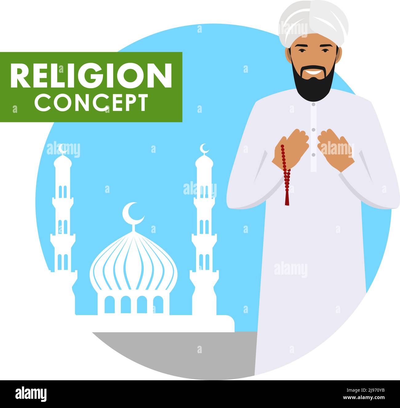 Beads on a man Stock Vector Images - Alamy