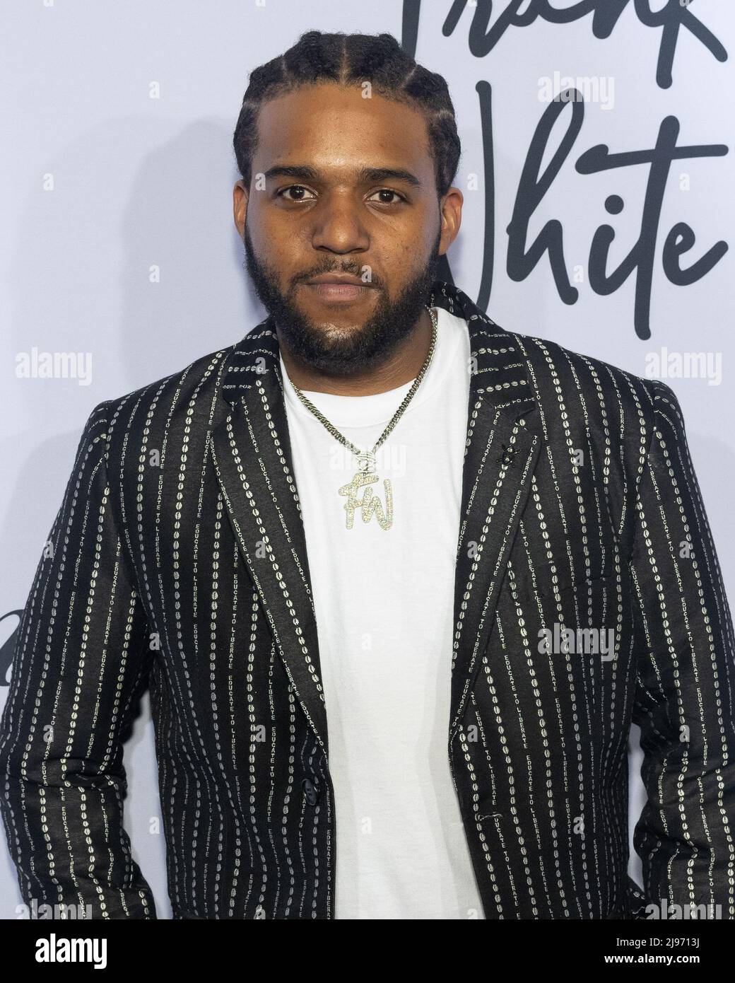 New York, USA. 20th May, 2022. CJ Wallace, B.I.G.'s son, arrives at Lil Kim's 2nd Annual B.I.G ...