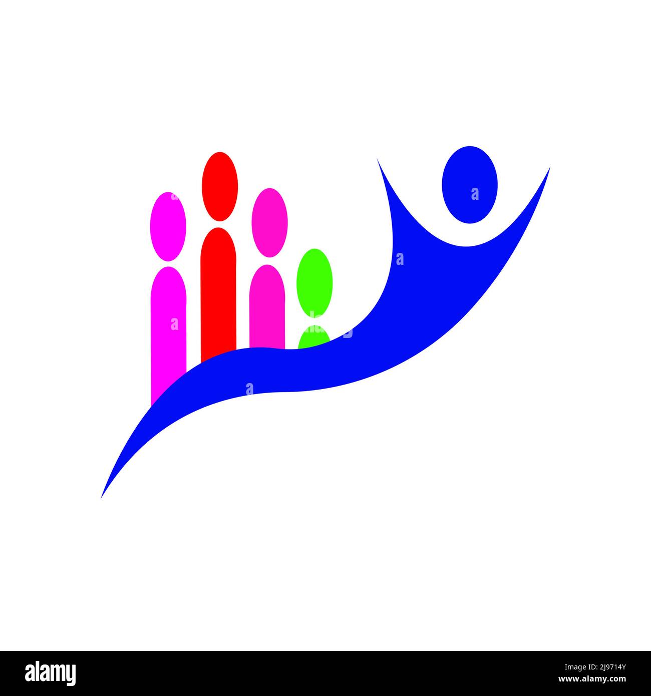 people logo stock illustration design Stock Photo - Alamy