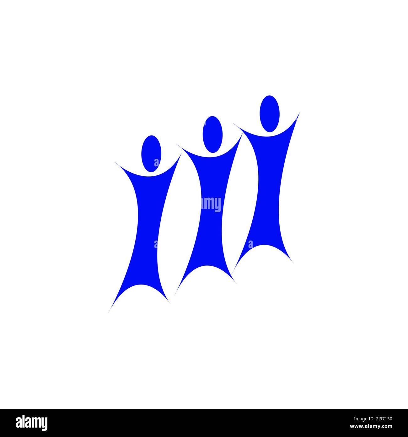 people logo stock illustration design Stock Photo - Alamy