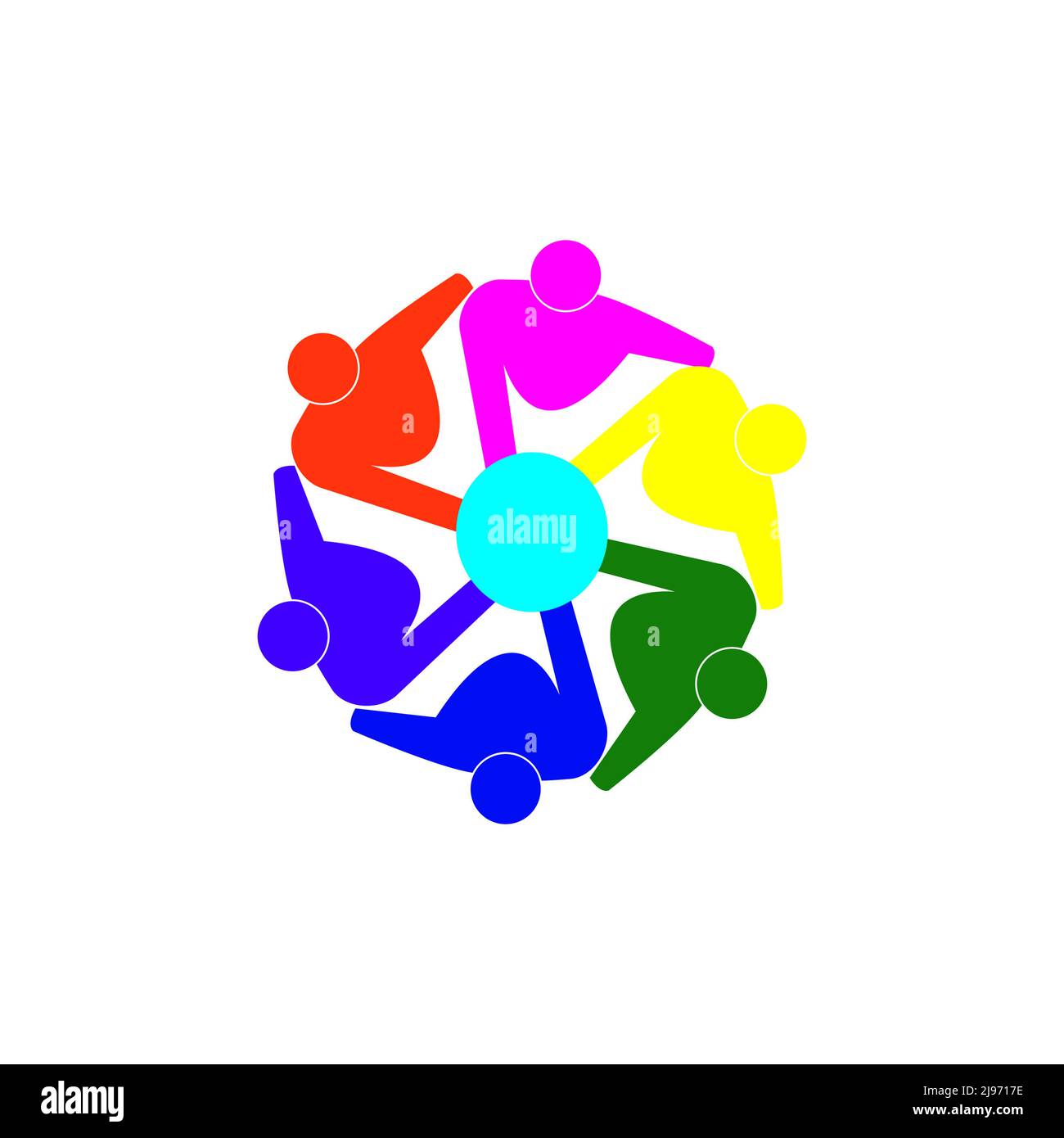 people logo stock illustration design Stock Photo - Alamy