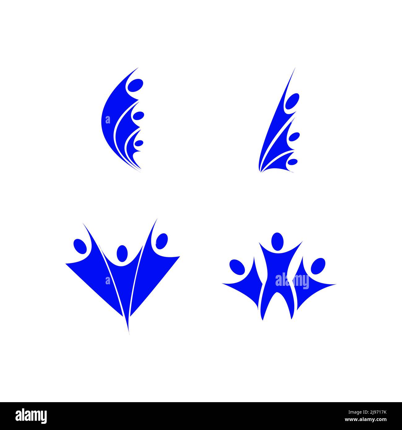 people logo stock illustration design Stock Photo - Alamy