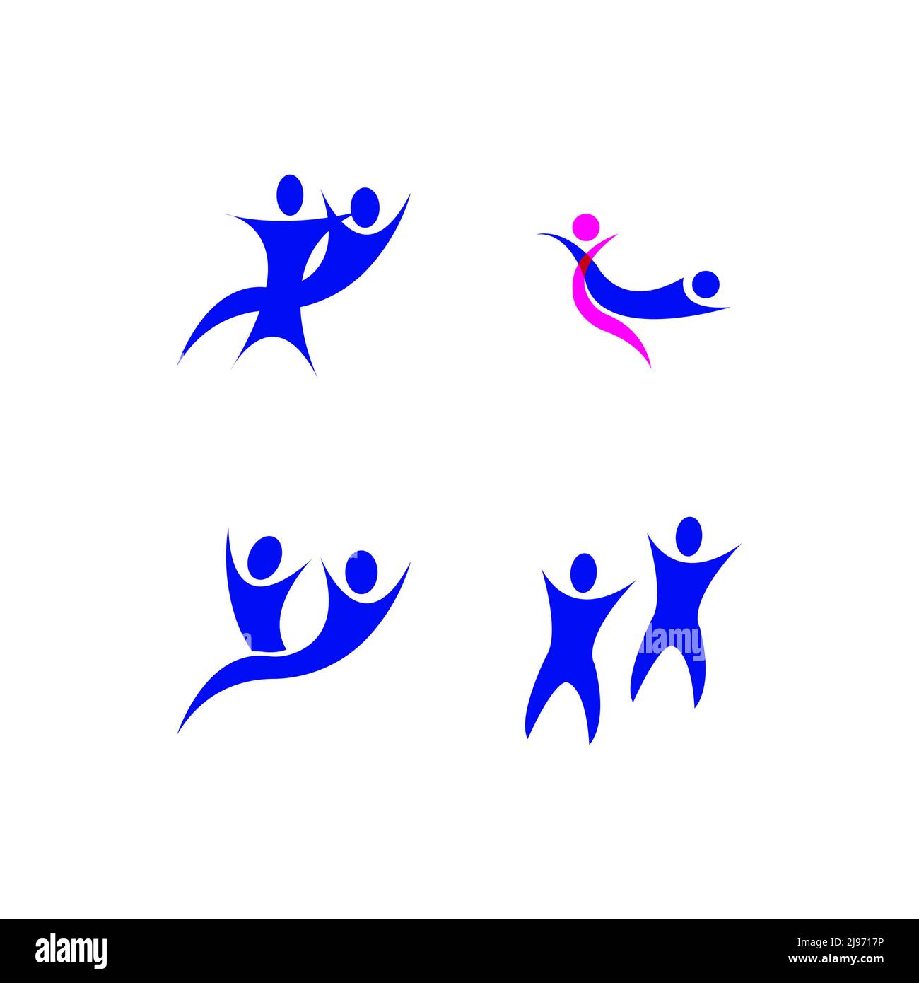 people logo stock illustration design Stock Photo - Alamy