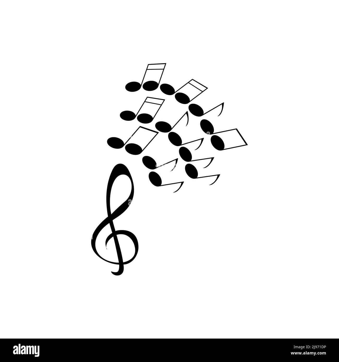 note logo stock illustration design Stock Photo - Alamy