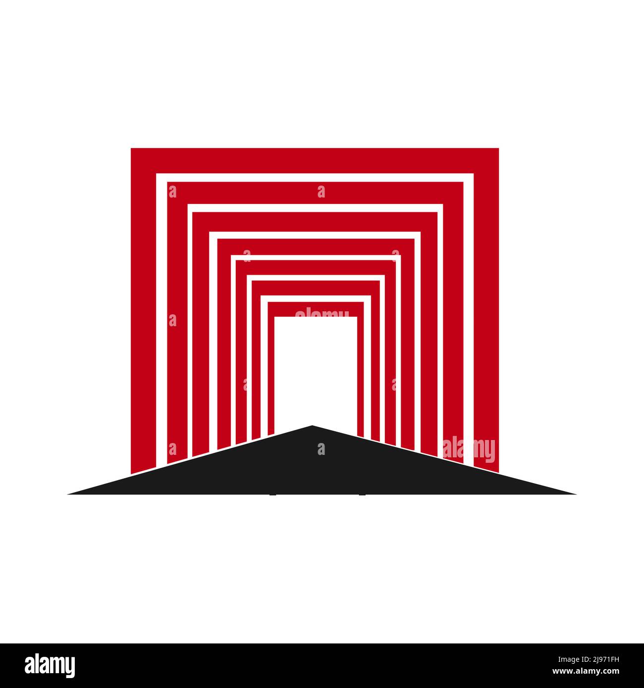 Abstract road bridge icon vector hi-res stock photography and images ...