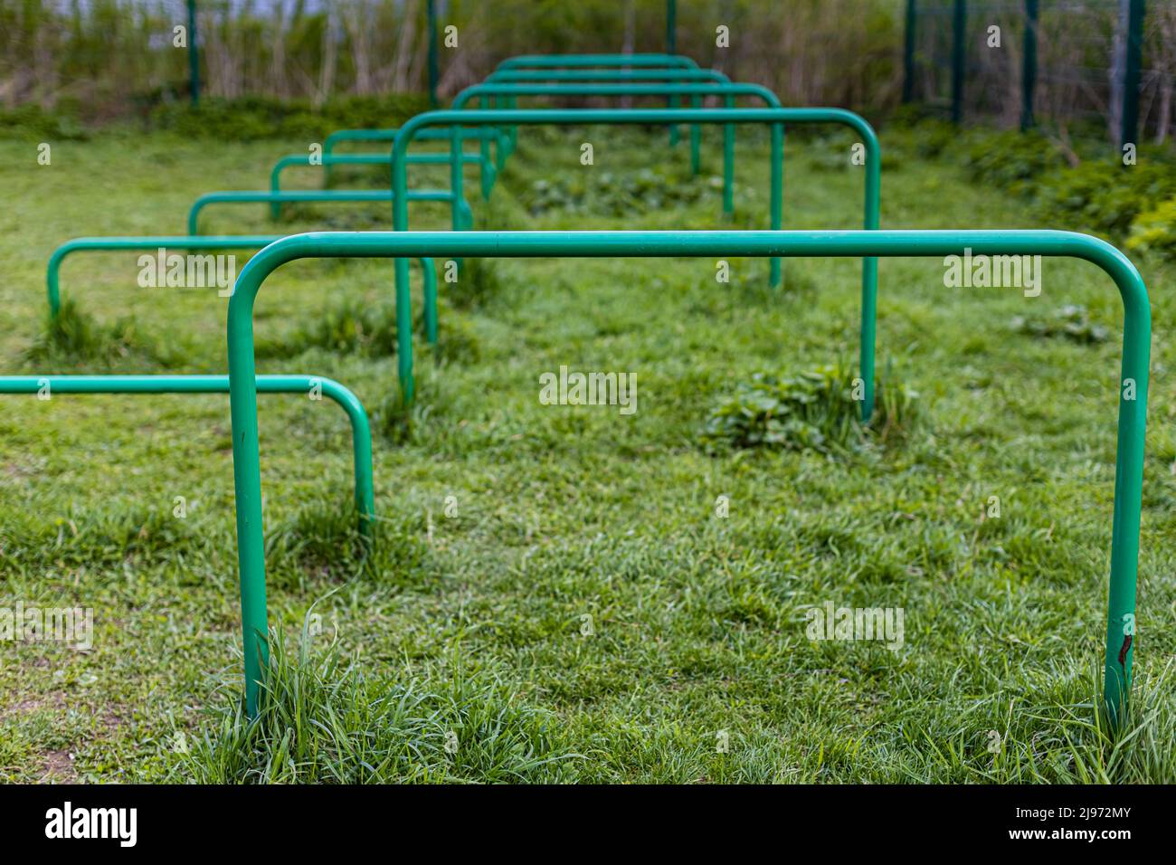 Obstacle training ground hi-res stock photography and images - Alamy