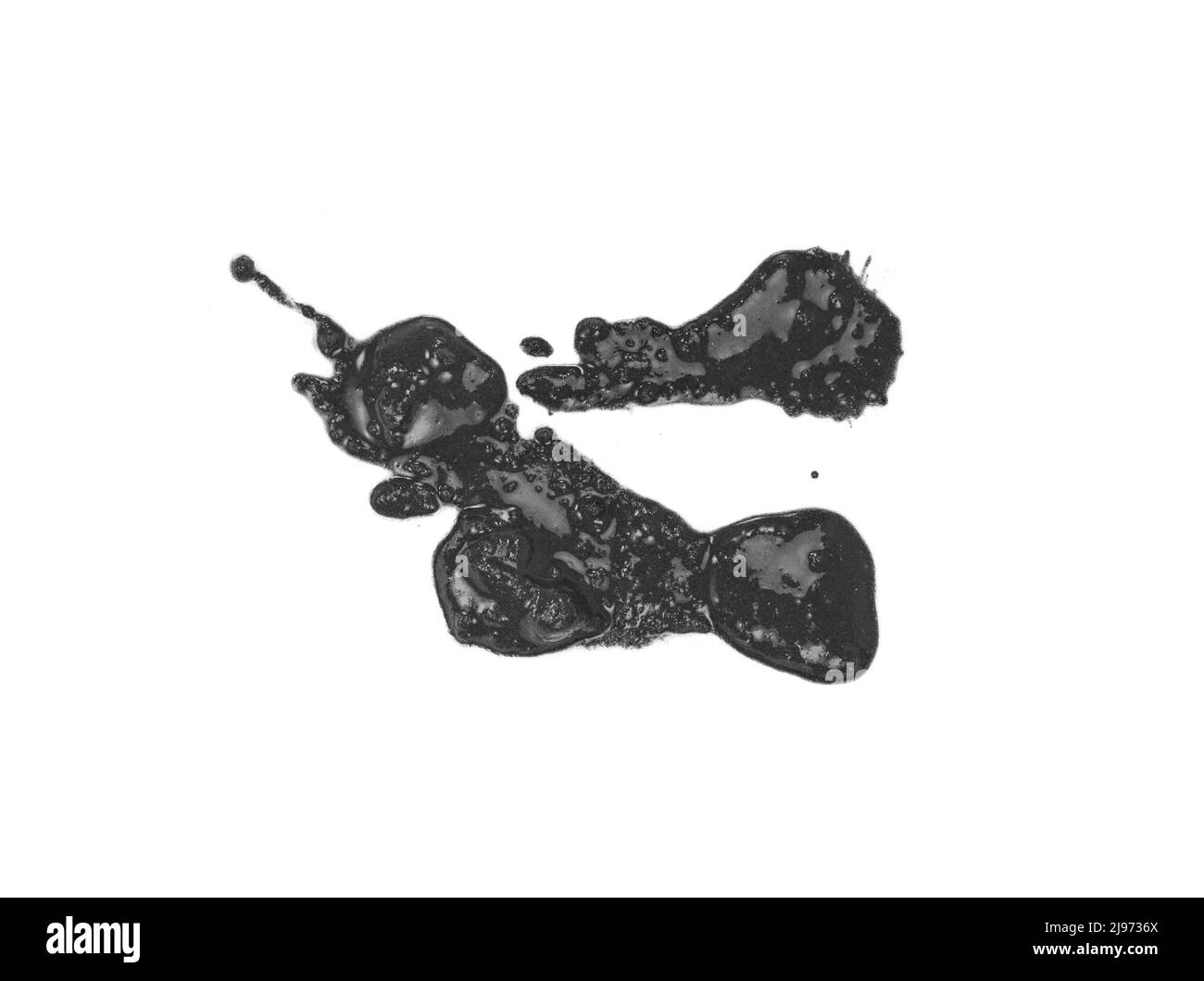 Splattered mud background. Mud pile isolated on white background. drops ...