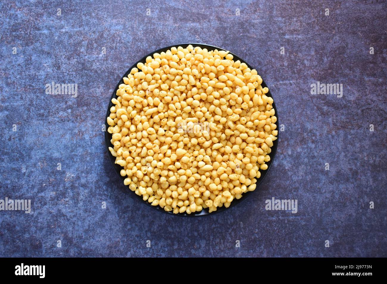 Fried small Boondi balls spicy Indian snack made from chickpea flour ...