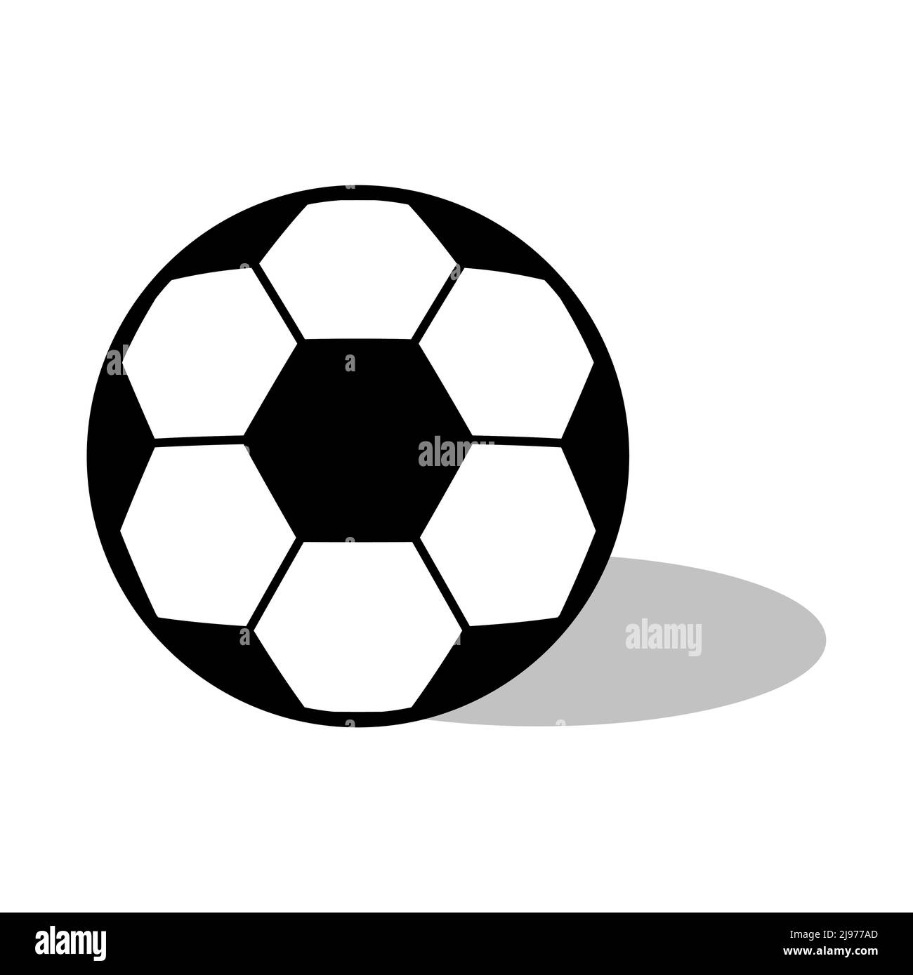 Soccer, football ball symbol, single goal isolated design vector ...