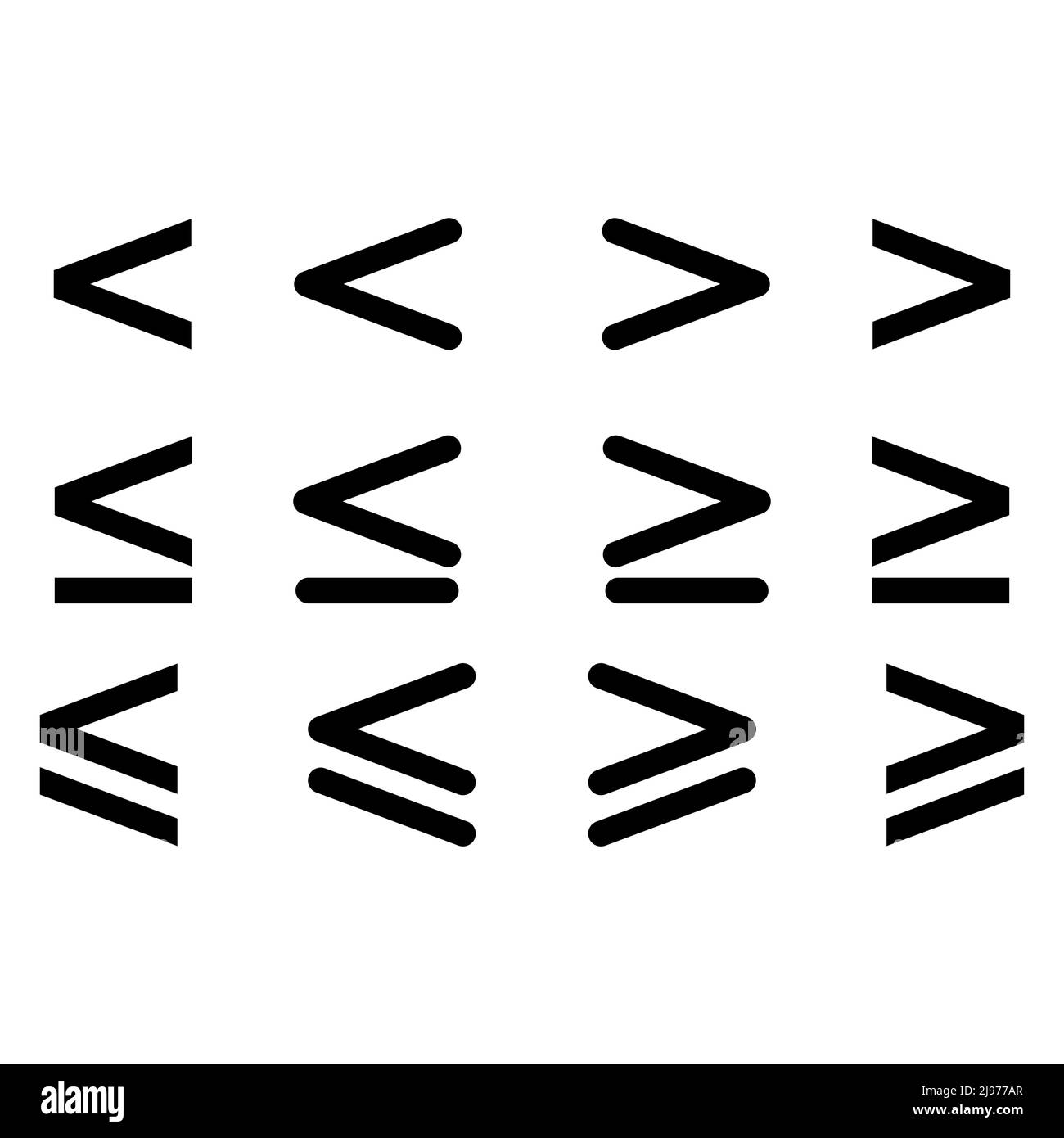 Greater Than Less Than Symbols