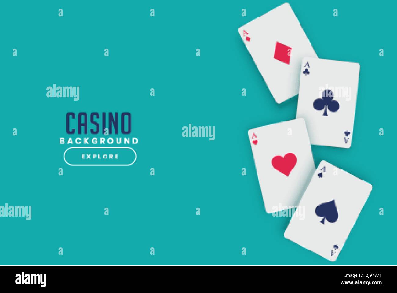 Playing cards vectors Stock Vector Images - Alamy