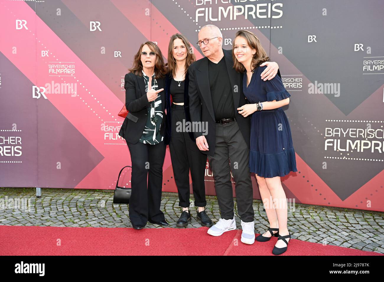 Munich, Germany. 20th May, 2022. Dominik Graf, his wife Caroline Link ...