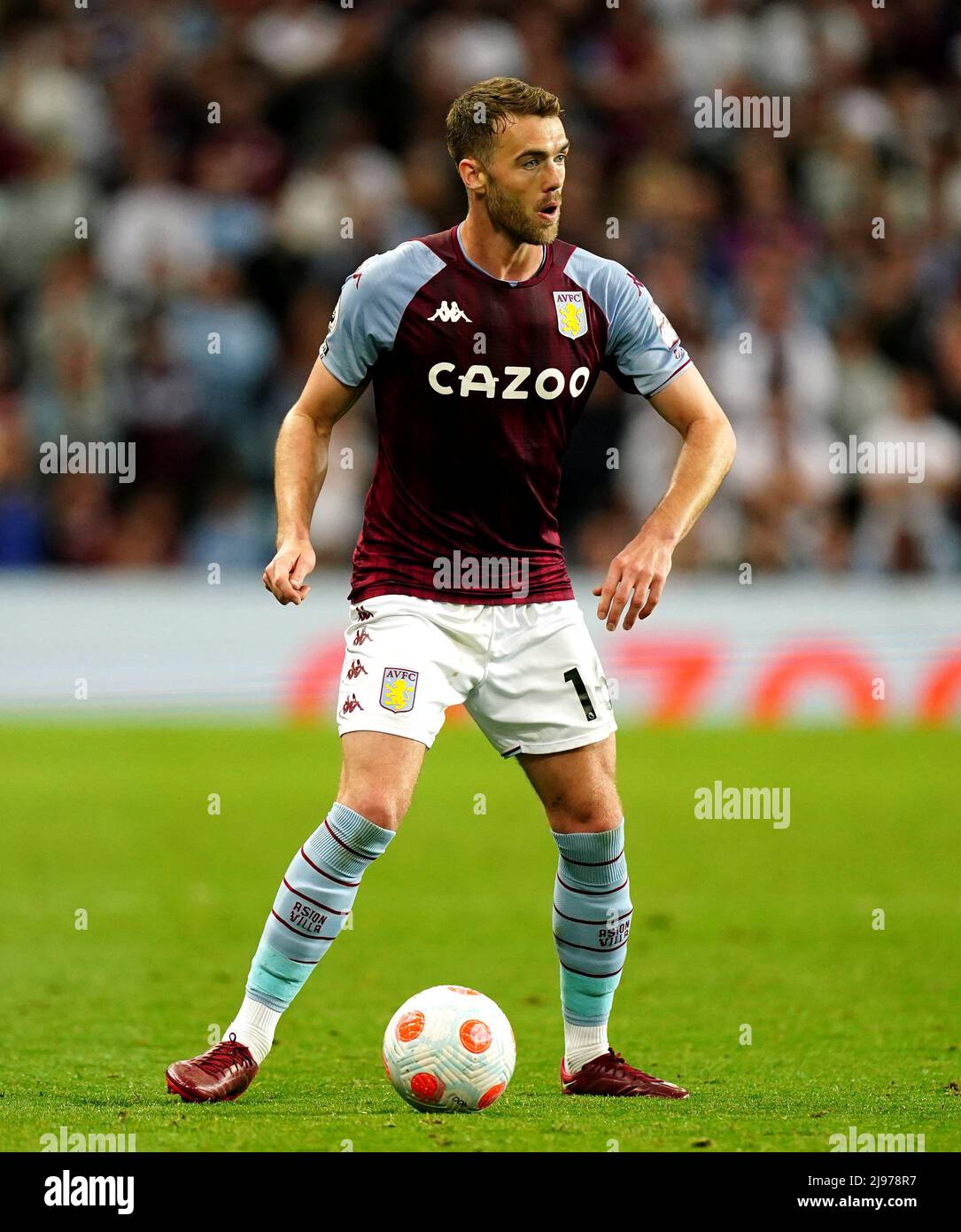 Aston Villa's Calum Chambers during the Premier League match at Villa ...