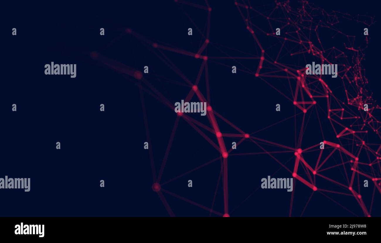 low poly network mesh connection background design Stock Vector Image ...