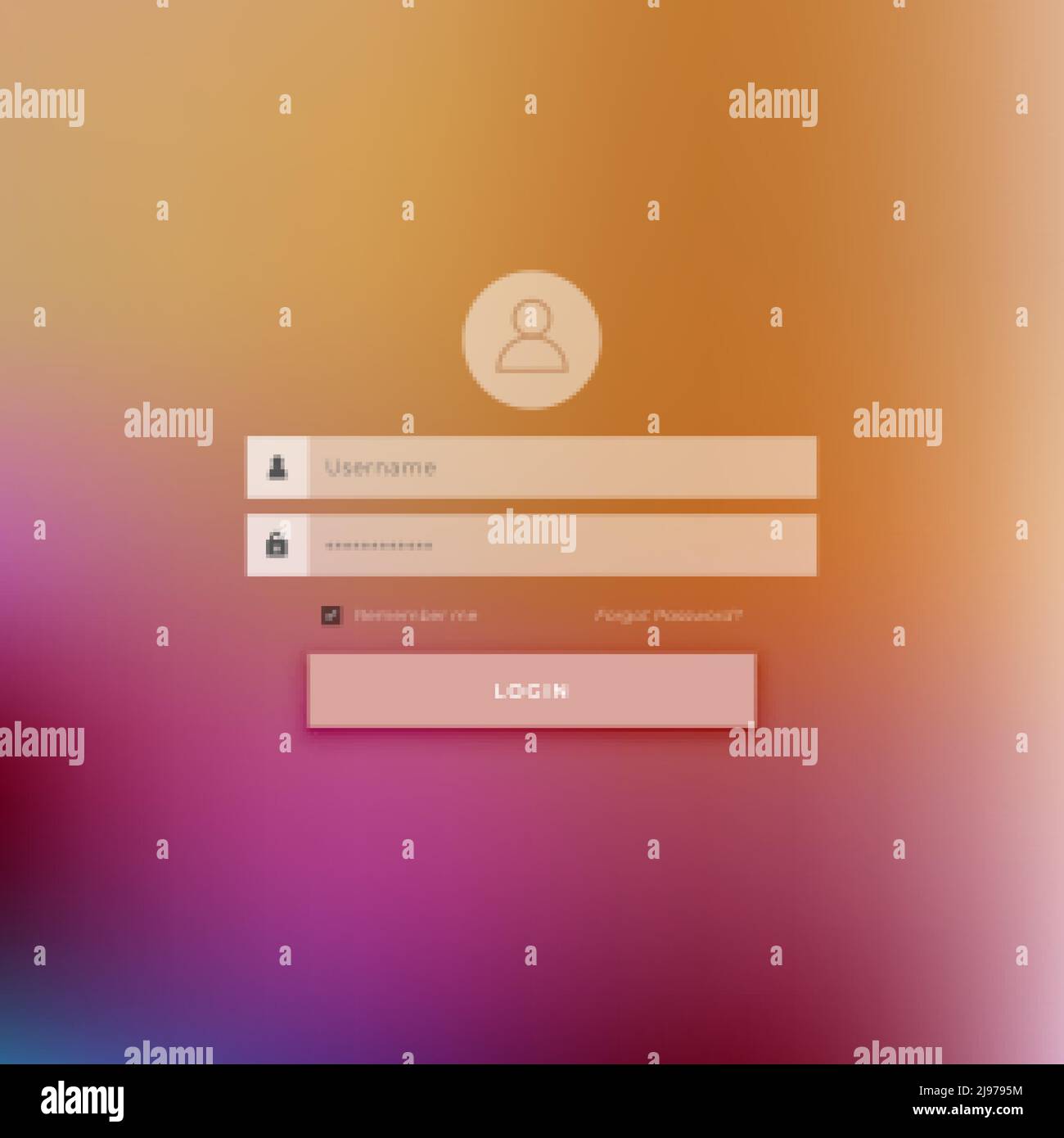App login page Stock Vector Images - Alamy