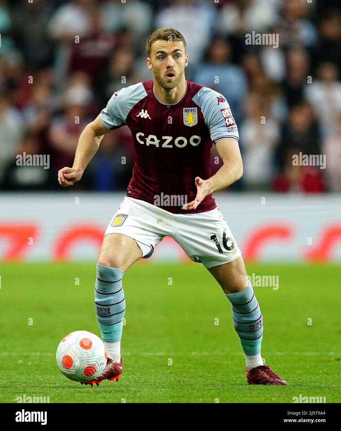 Aston Villa's Calum Chambers during the Premier League match at Villa ...