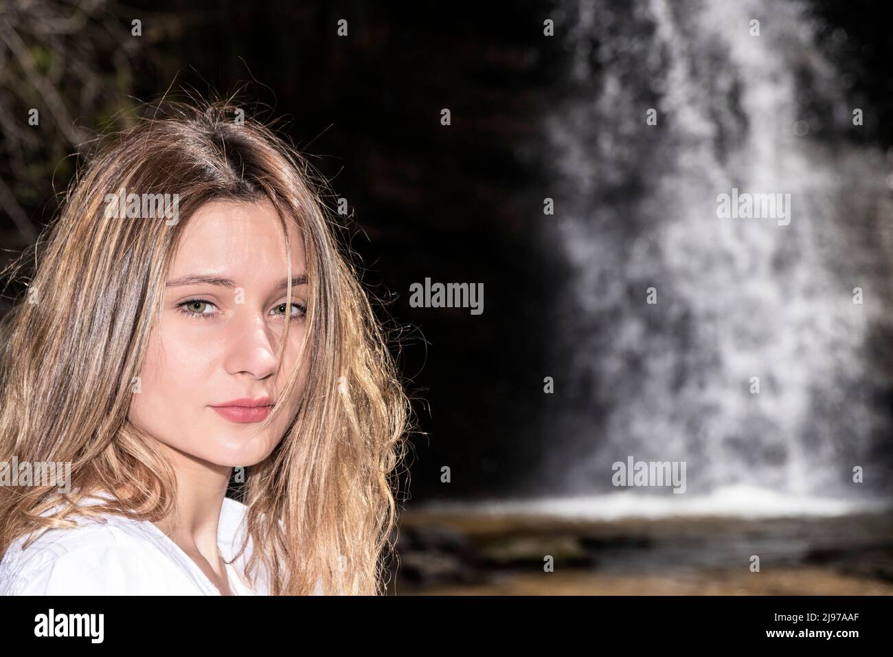 Young woman in basque hi-res stock photography and images - Alamy
