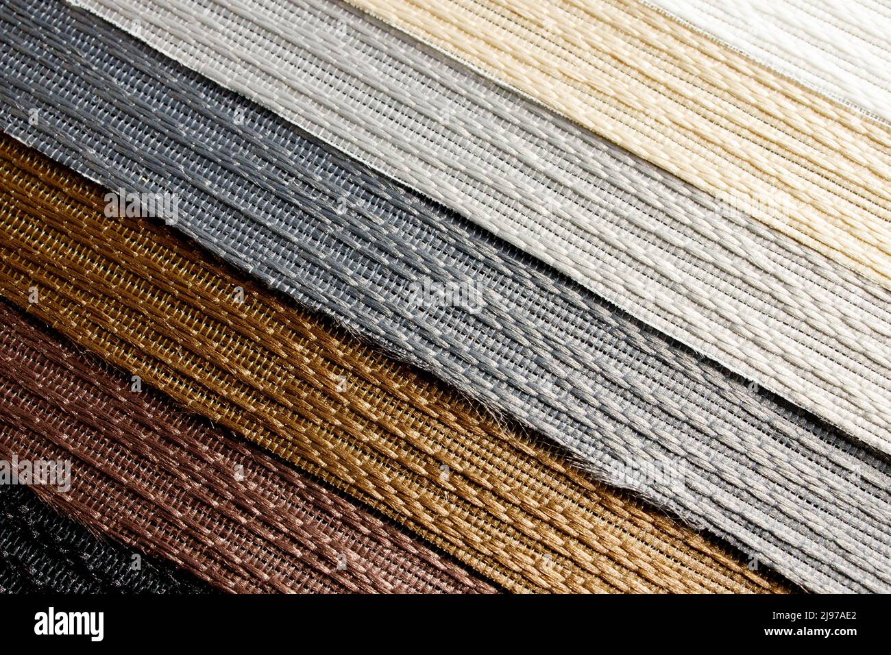 Catalog of different shades of fabric colors. Variety of color of dense ...