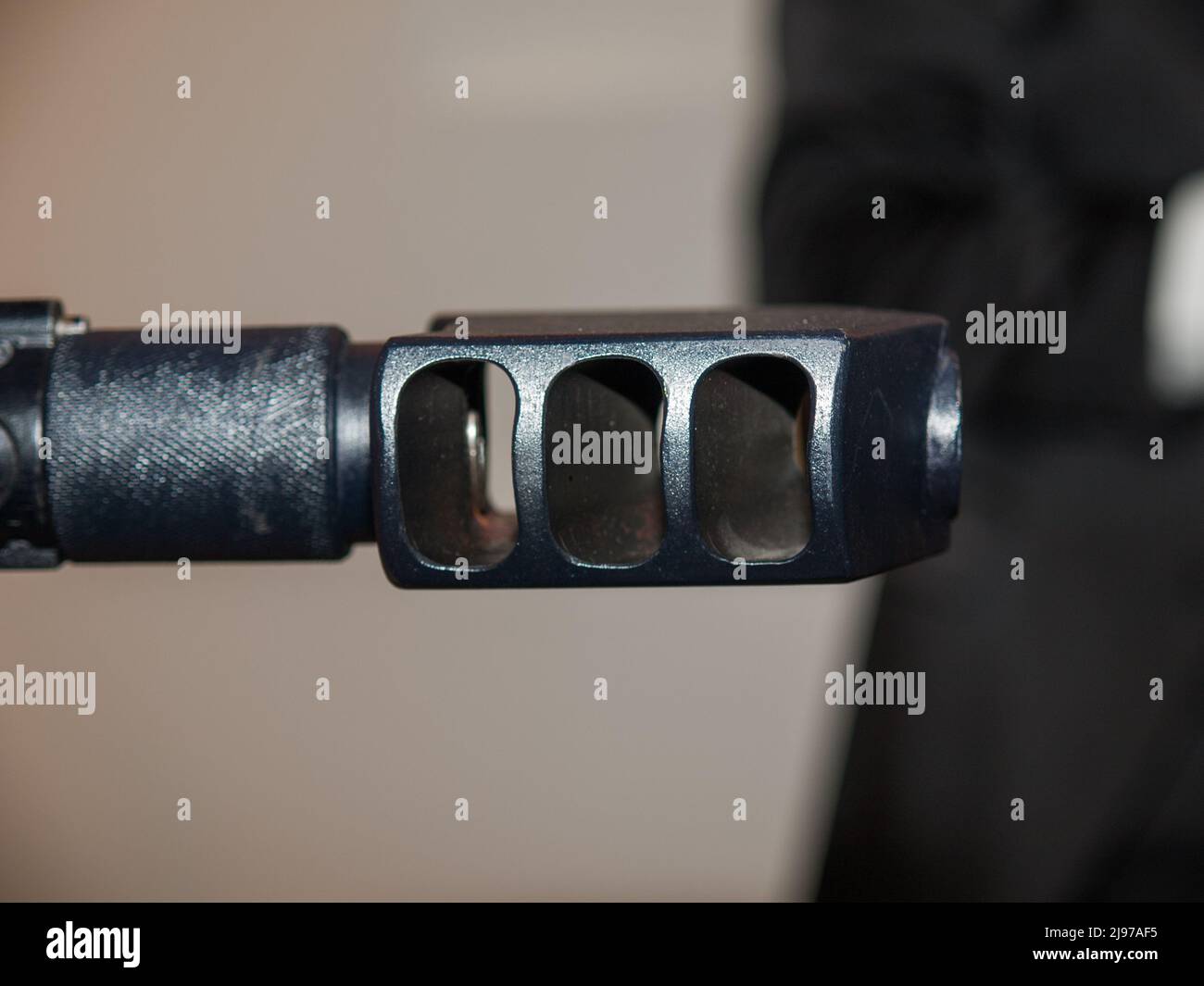 anti-material Sniper rifle at IDEX 2011 Military Exibition Stock Photo ...