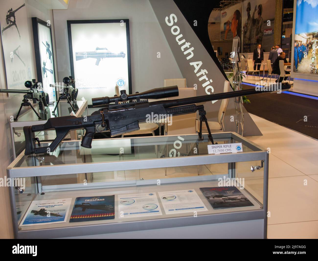 Abu Dhabi, UAE - Feb.23. 2011: South African Truvelo Armoury Truvelo ...