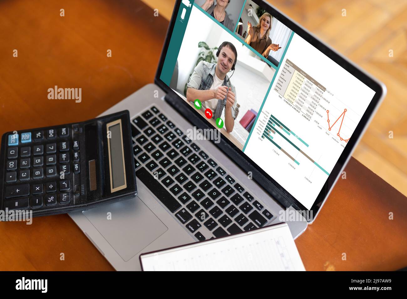 Teleconference concept group hi-res stock photography and images - Alamy