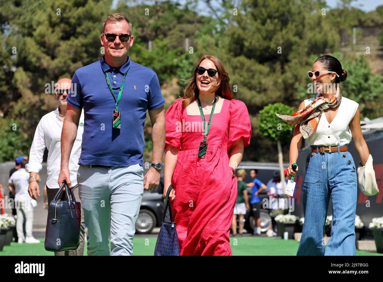 Cara Wickham (GBR) sister of George Russell (GBR) Mercedes AMG F1 ...