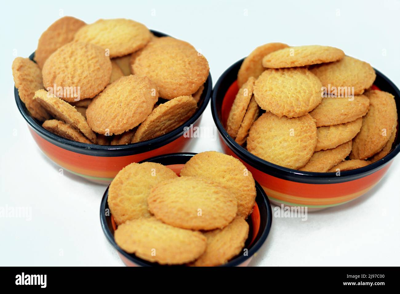 plates of traditional Arabic cookies for celebration of Islamic ...