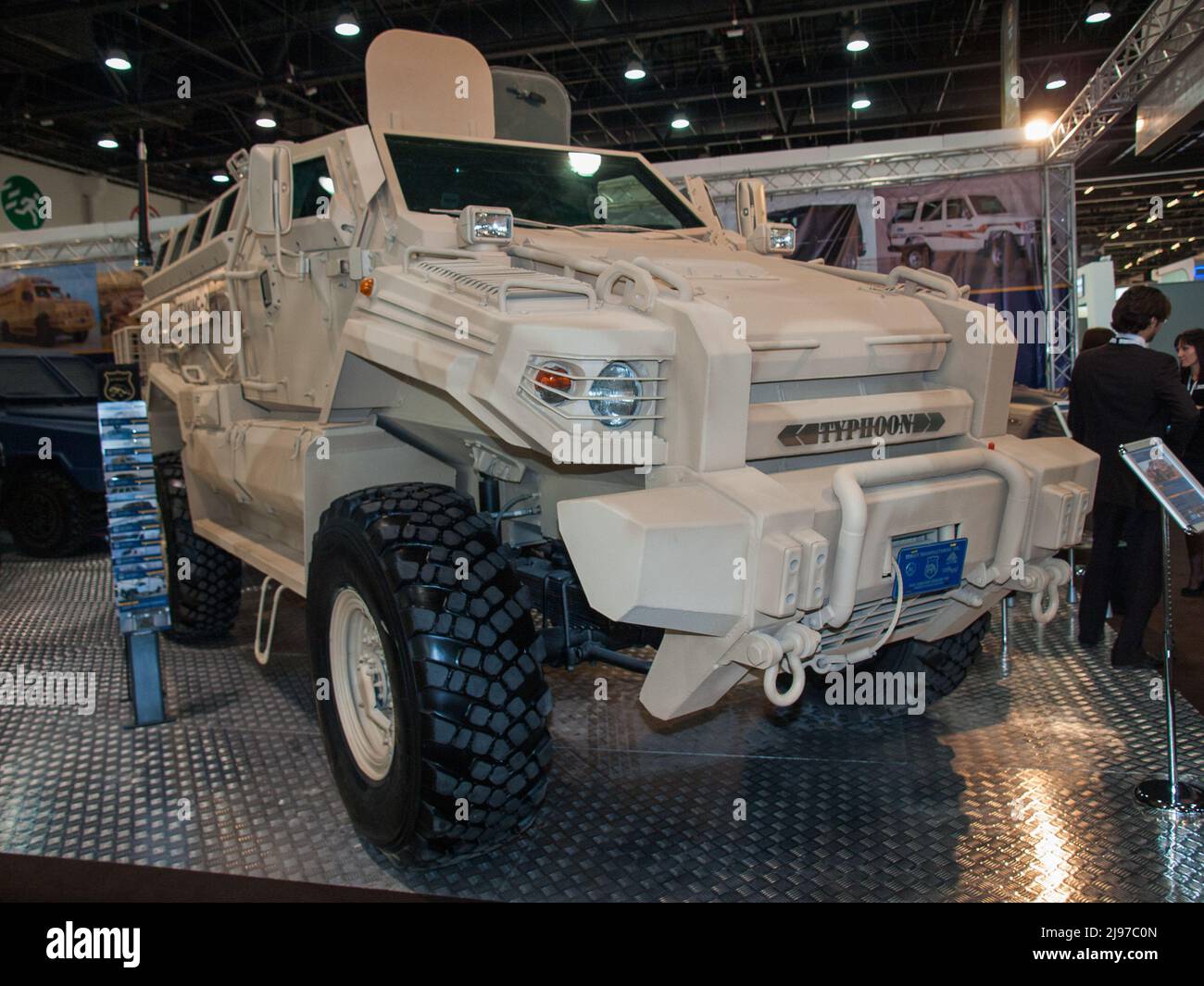 Abu Dhabi, UAE - Feb.23. 2011: Typhoon 4x4 Mine Resistant Ambush ...