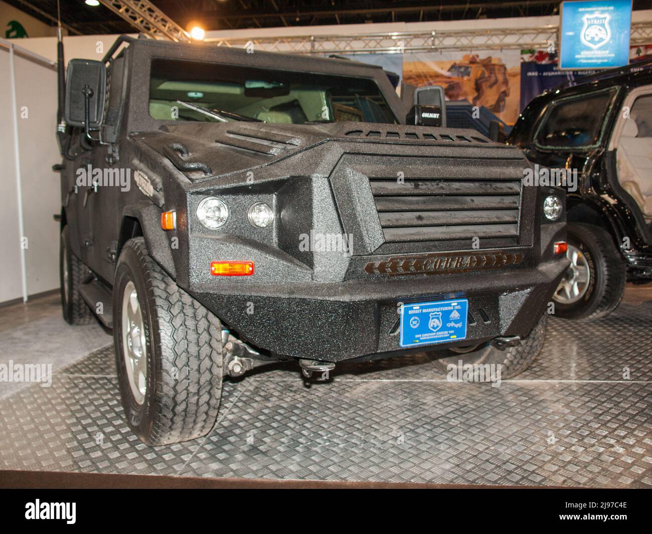 Abu Dhabi, UAE - Feb.23. 2011: Streit Group Cobra 4x4 APC armoured ...