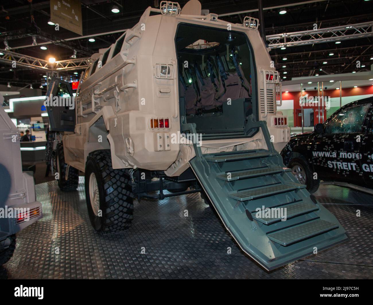 Abu Dhabi, UAE - Feb.23. 2011: Typhoon 4x4 Mine Resistant Ambush ...