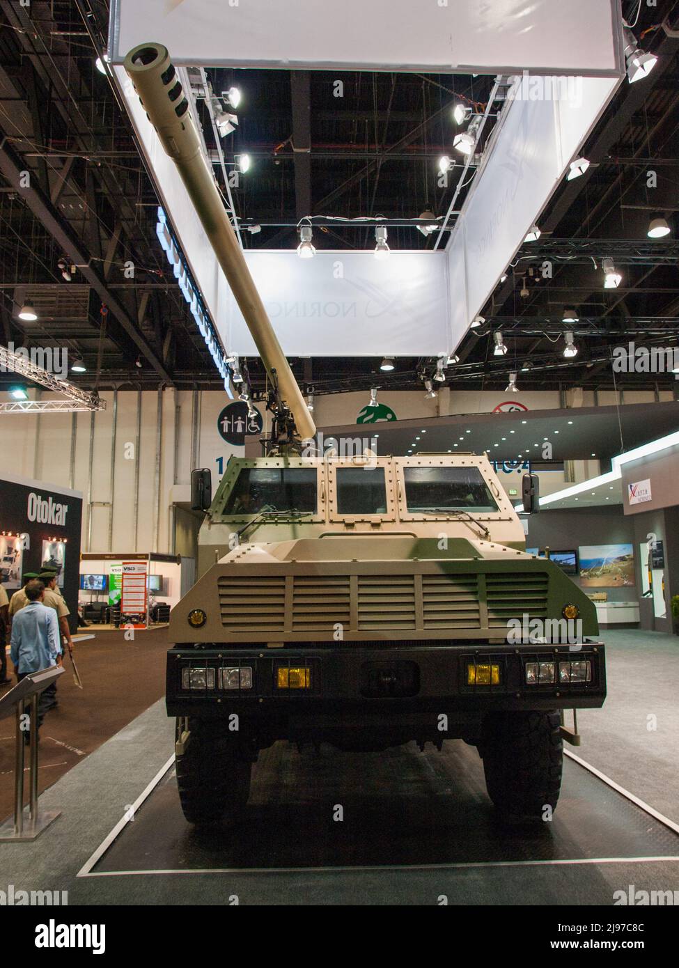 Abu Dhabi, UAE - Feb.23. 2011: NORINCO SH-1 155mm 6x6 self-propelled ...