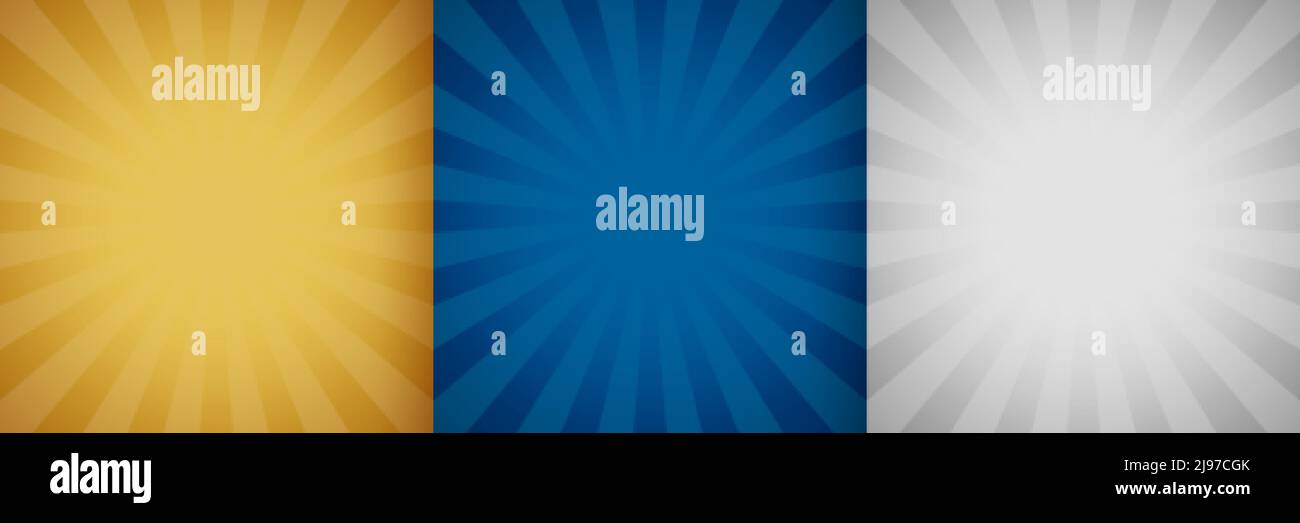 Sunrays set Stock Vector Images - Alamy