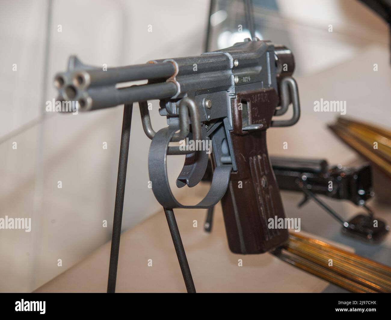 Abu Dhabi, UAE - Feb.23. 2011: Soviet Union SPP-1 underwater pistol in ...