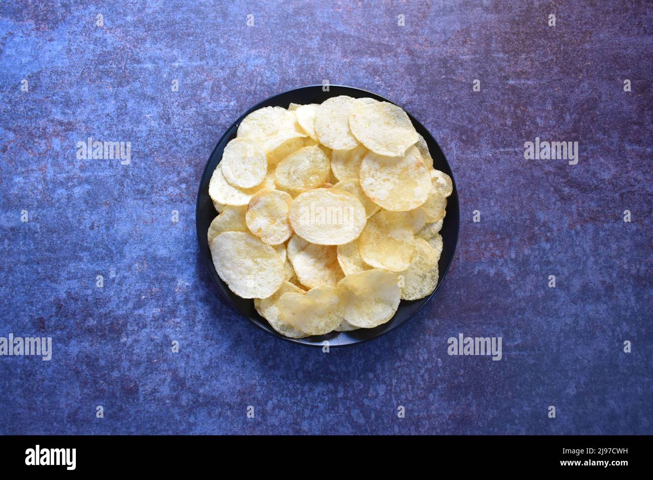 Potato chips savory snack food Stock Photo - Alamy