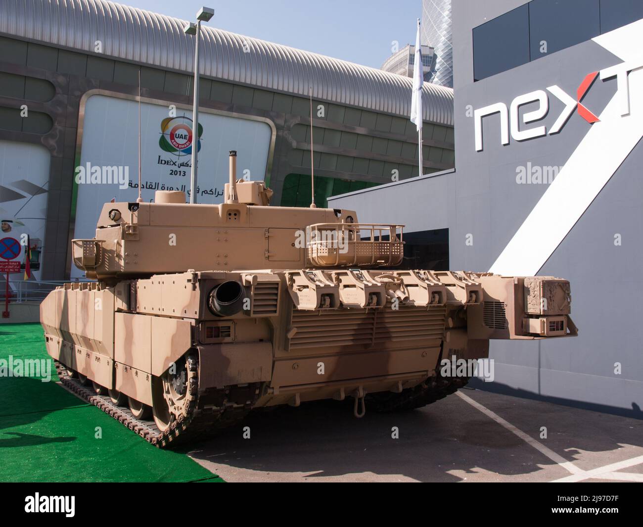 Abu Dhabi, UAE - Feb.23. 2011: Nexter Systems UAE (United Arab Emirates ...