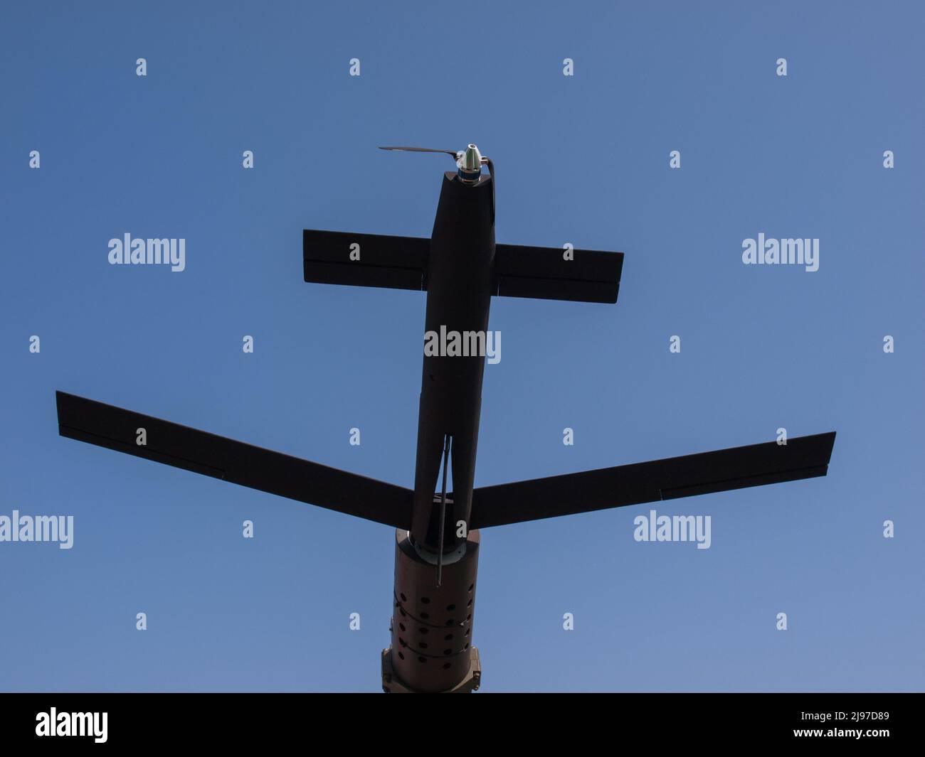 Italian Horus tank UAV at IDEX 2011 Stock Photo - Alamy